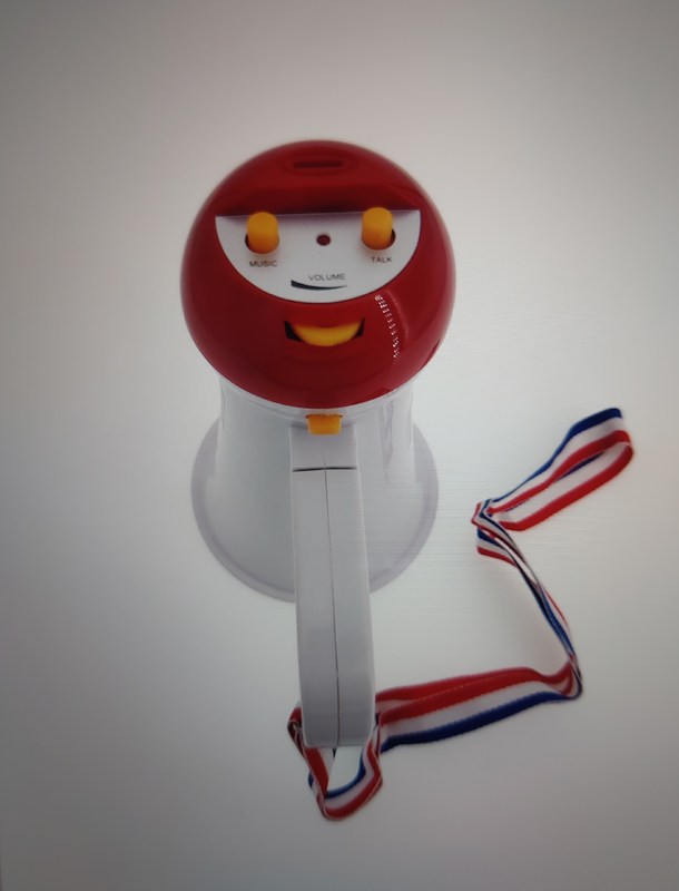 Cheerleading Compact Megaphone 200 Meters Cheer Megaphone With Handle