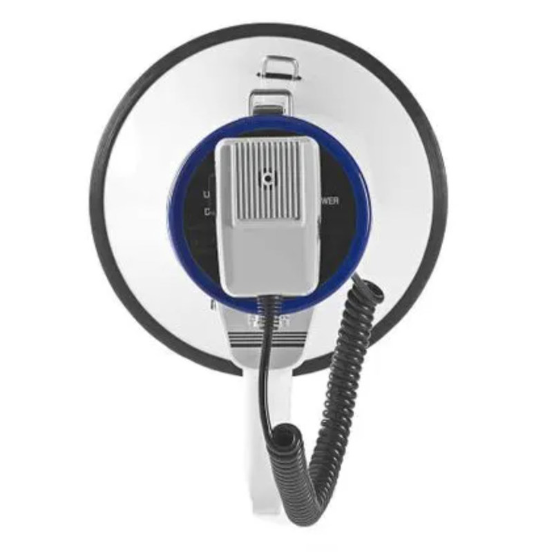 8 Ohm Multifunctional Megaphone Flashing Lights USB Port Portable ...