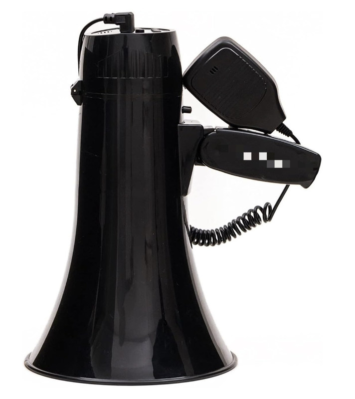 Police Megaphone Battery Type 1500mAh Handheld Lithium Battery Megaphone
