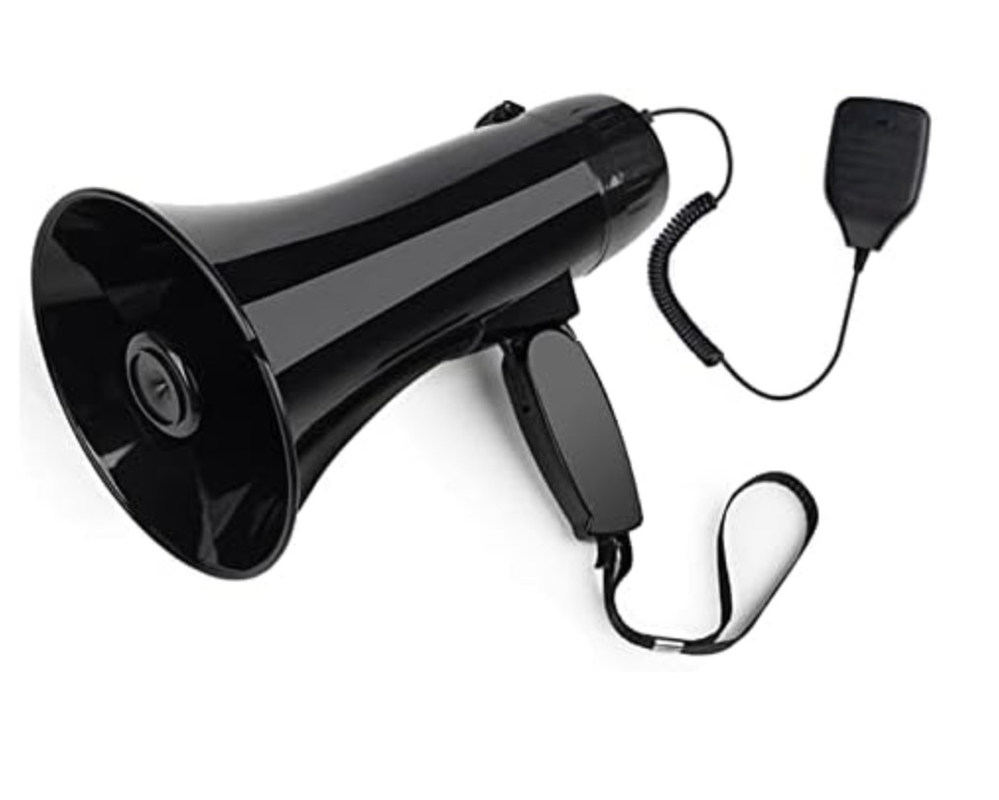 Rechargeable LED Light Battery Powered Megaphone