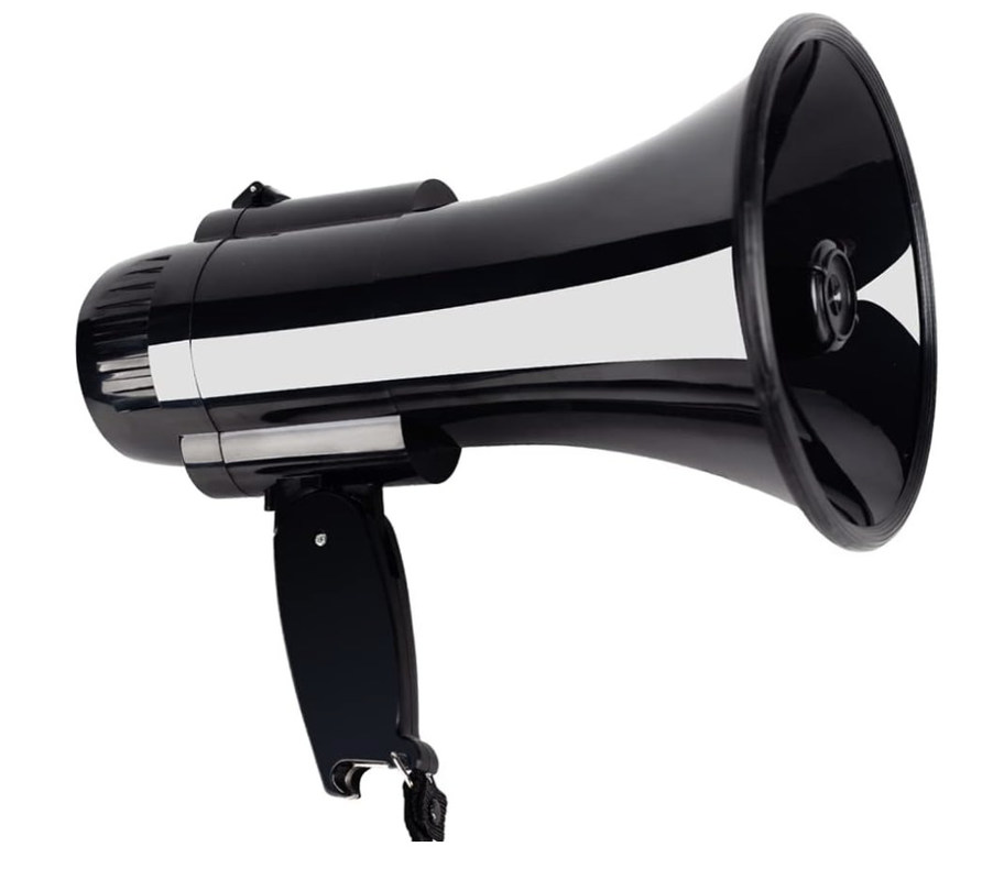 120 Seconds Public Address Megaphone Recording Megaphone 4 X 1.5V
