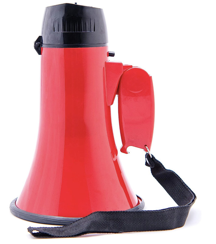 Fans Cheer Portable Siren Megaphone Megaphone Bluetooth Speaker 4 X 1 ...